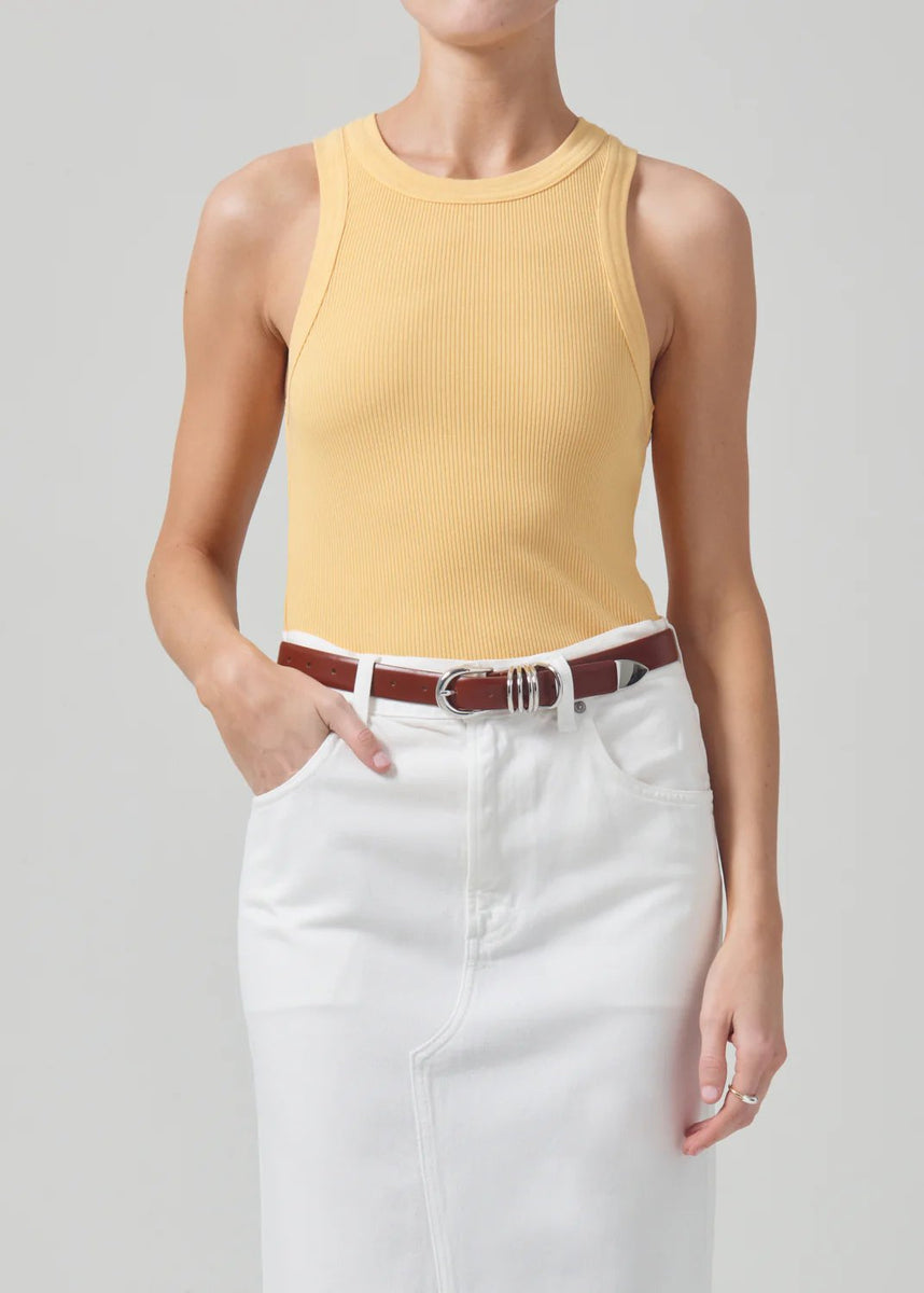 COH - Isabel Rib Tank #9201-3004 Tangelo – Edit and Co
